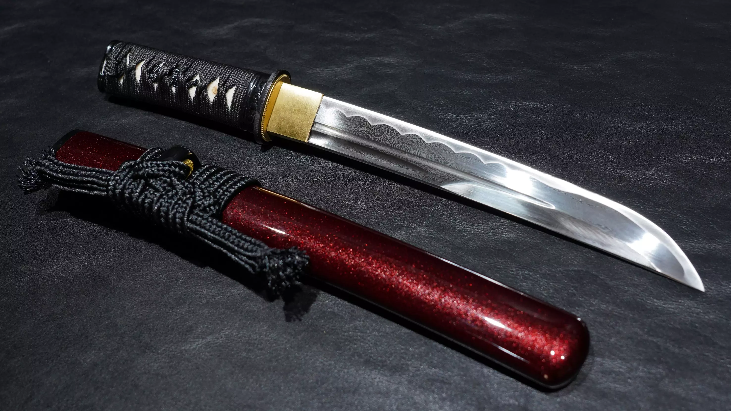 Basic Folded Steel Japanese sword Tanto