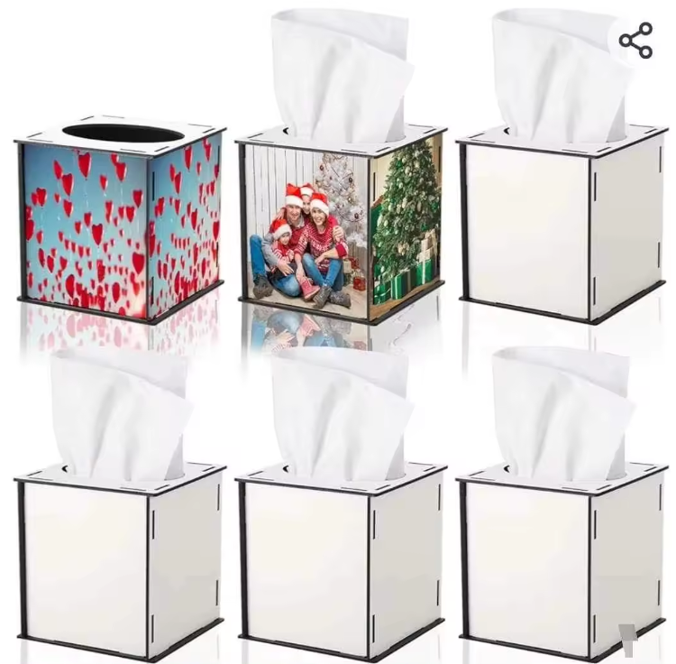 US$ 80.00 - USA Warehouse Sublimation White MDF Tissue Box 13pcs/carton ...