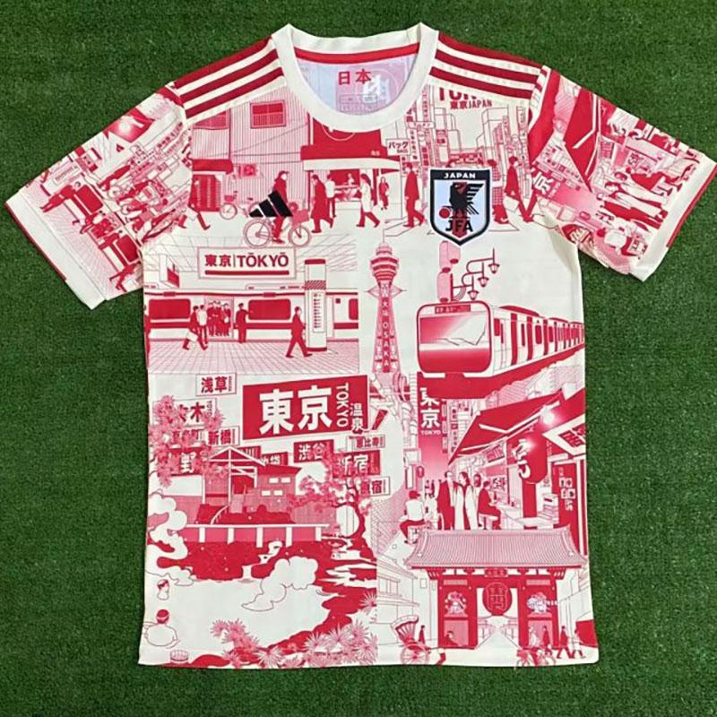 2023 Japan Special Edition Red Fans Soccer Jersey