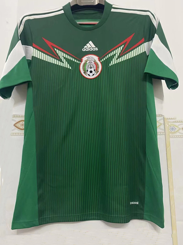 2014 Mexico Home Retro Soccer Jersey