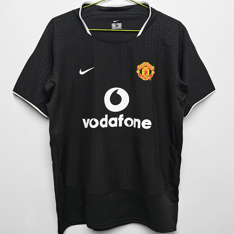 2003-2004 Man Utd Away Retro Soccer Jersey