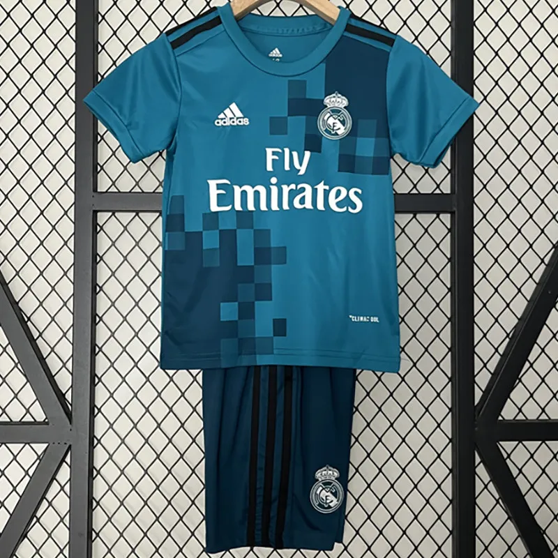 US$ 17.00 - 2017-2018 RMA Third Kids Retro Soccer Jersey - www.motios6.com