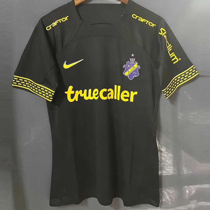 US$ 14.50 - 24-25 AIK Home Fans Soccer jersey (带广告) - www.motios6.com