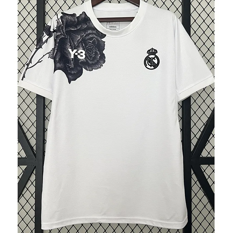 US$ 14.50 - 23-24 RMA Y-3 White Fans Soccer Jersey 胶标 - www.motios6.com