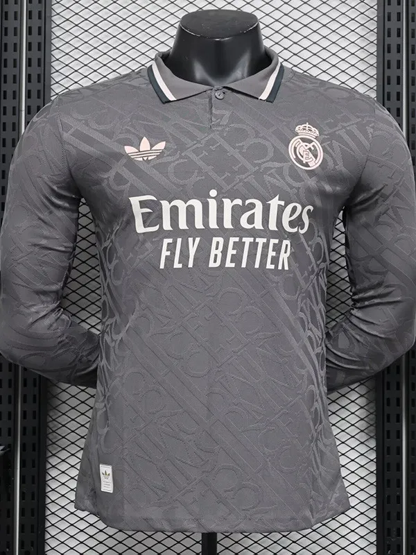 US$ 19.00 - 24-25 RMA Third Long Sleeve Player Version Soccer Jersey ...