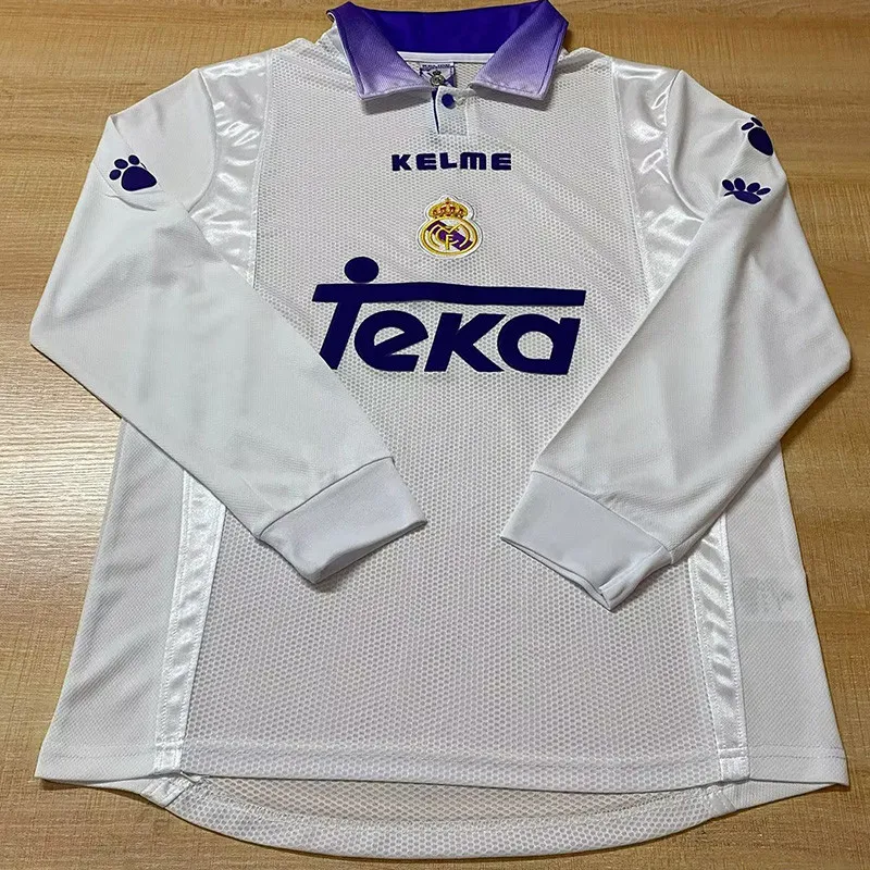 US$ 20.00 - 1997-1998 RMA Home Long Sleeve Retro Soccer Jersey (长袖 ...