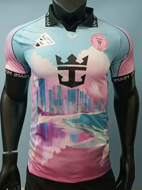 US$ 16.00 - 25-26 Inter Miami Pink Blue Special Edition Player Version ...
