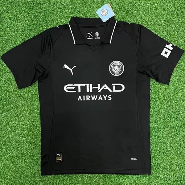 US$ 14.50 - 25-26 Man City Black Fans Soccer Jersey - www.motios6.com