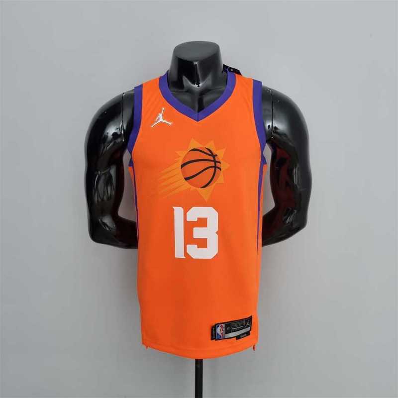 US$ 26.00 - 75th Anniversary NASH#13 Phoenix Suns Jordan Theme Orange ...