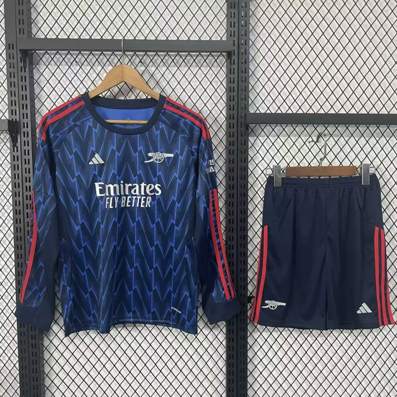 US$ 25.00 - Arsenal 2025-26 Away Long Sleeve kids kit - www.andistore.cn