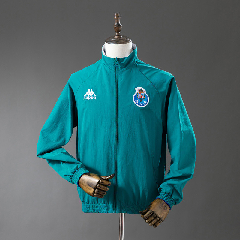 US$ 44.00 - Porto 2025-26 Blue and White Reversible Windbreaker - www ...