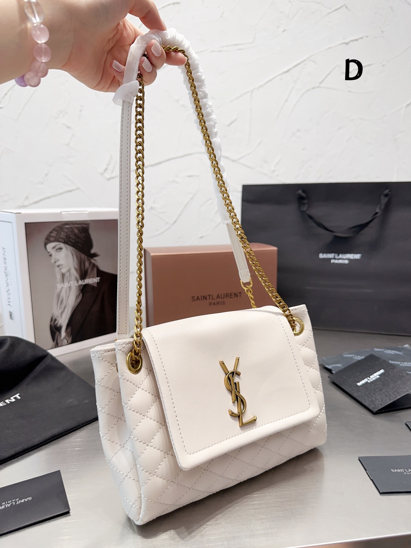 Yves Saint Laurent monogram nolita chain YSL bag