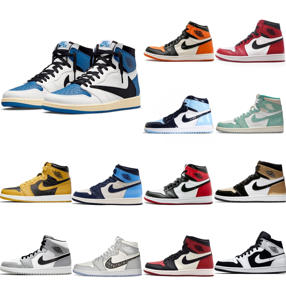 US$ 45.00 - NIKE AIR Jordan 1 High Og Sneaker Luxury Designer Shoes AJ1 ...