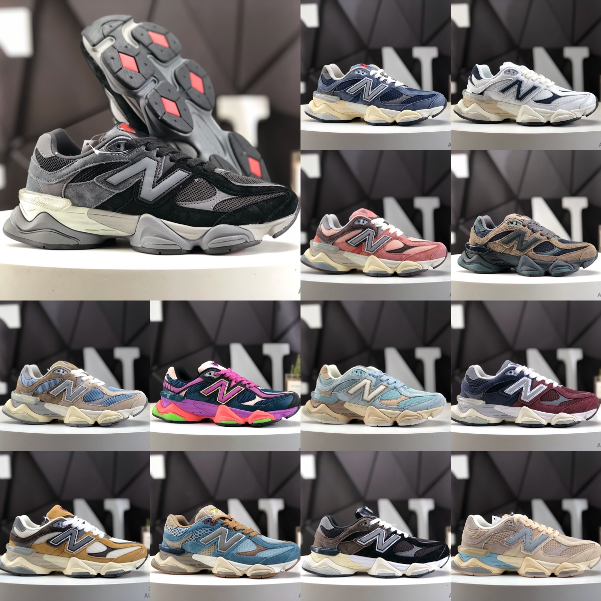 New Balance Sneakers NB9060 Running Shoes joint model retro casual sports jogging shoes
