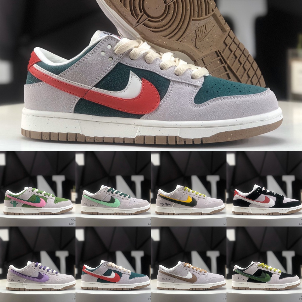 Nike Dunk Low double hook sneakers Running Shoes