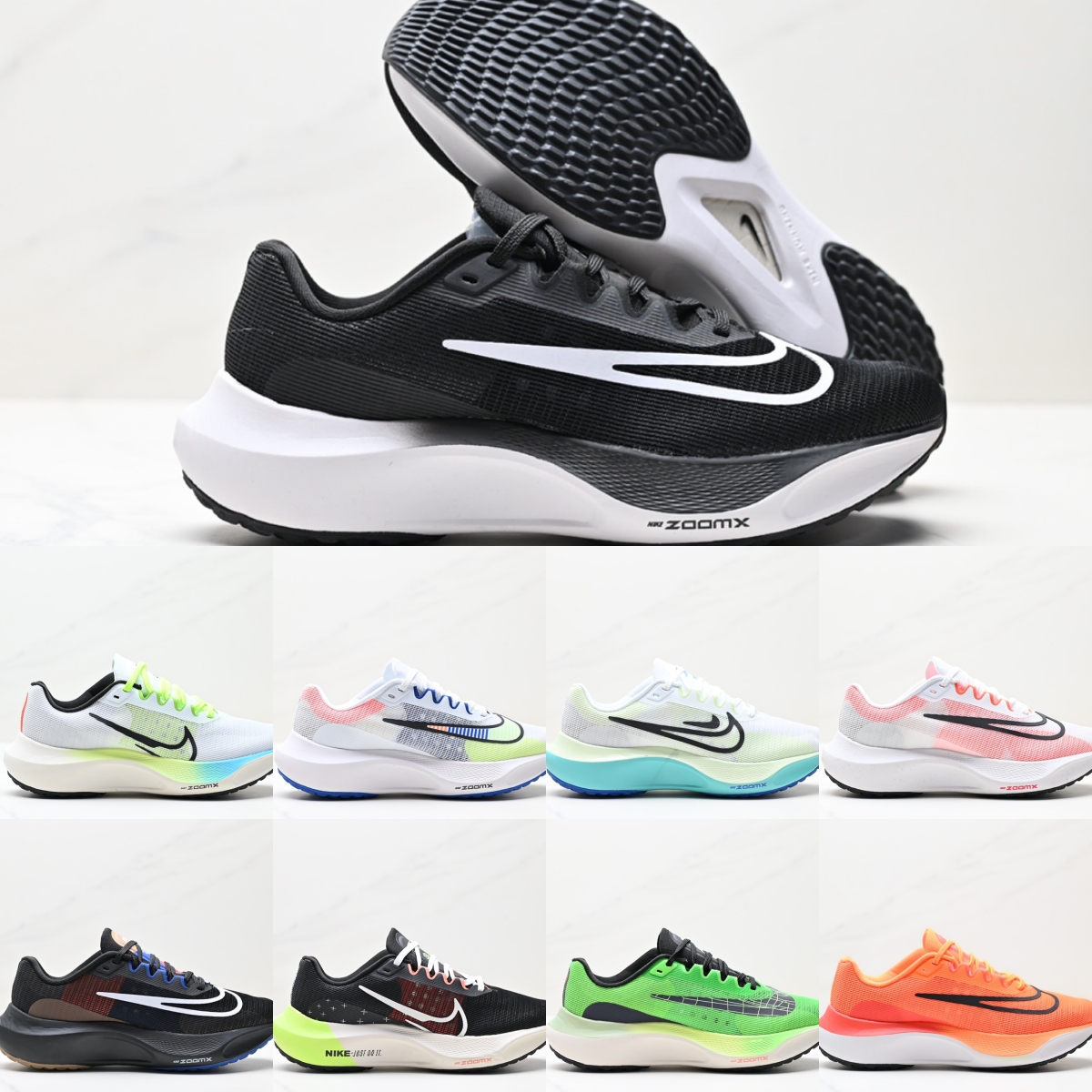 Nike Zoom Fly 5 Ultra-Light Casual Cushioning Carbon Plate Running Shoes