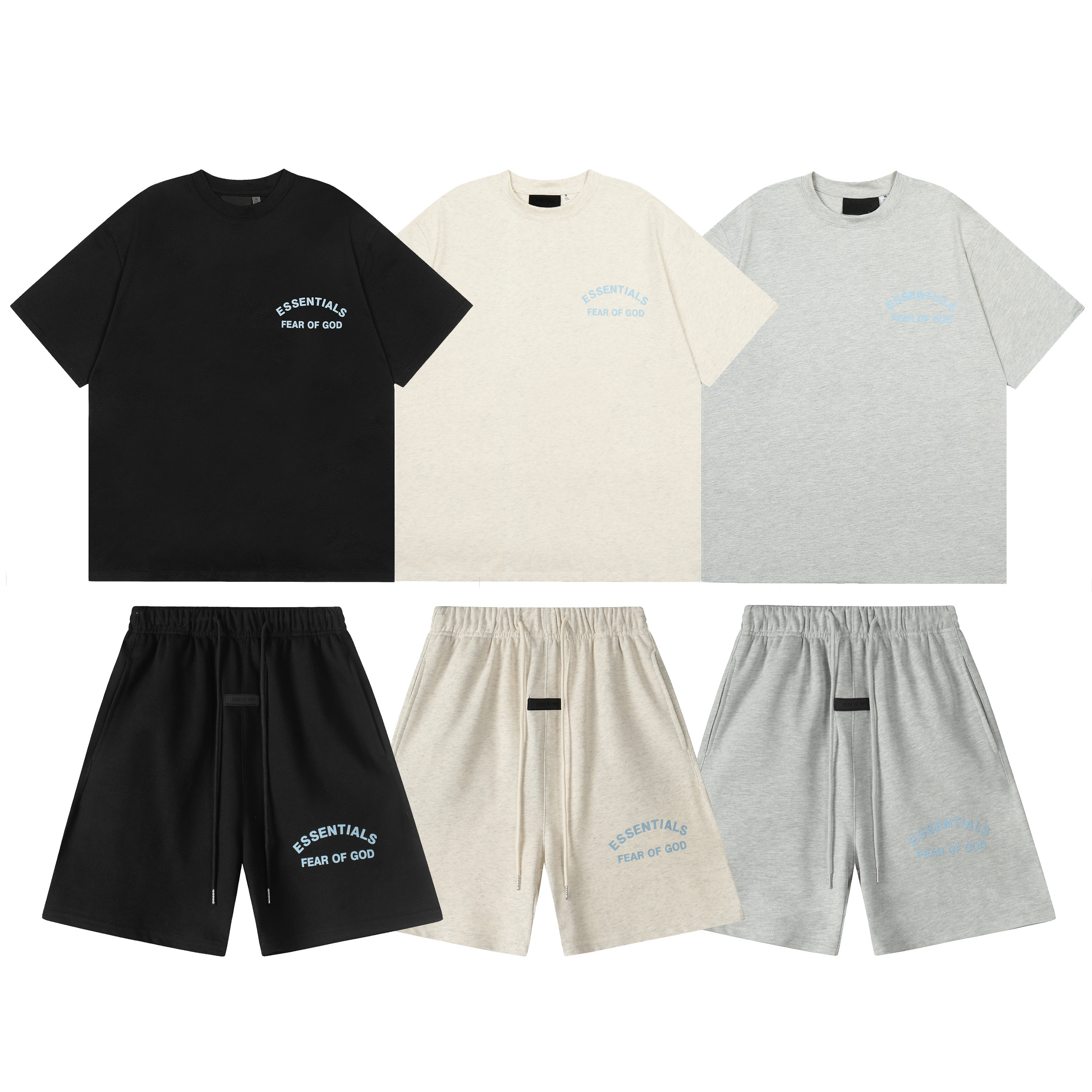 2026ss ESSENTIALS FEAR OF FOG SHORTS T-SHIRT SET Size:S-XL