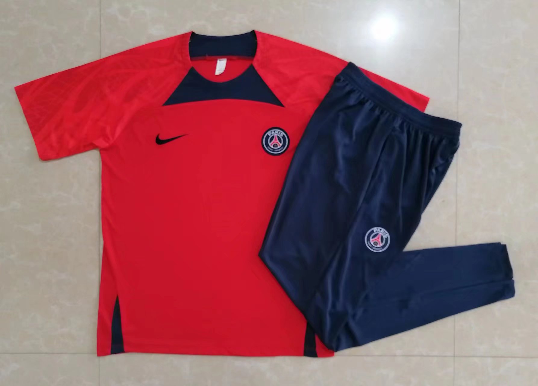 US$ 49.00 - Adult Uniform 2022-2023 PSG Red Soccer Training Jersey and ...