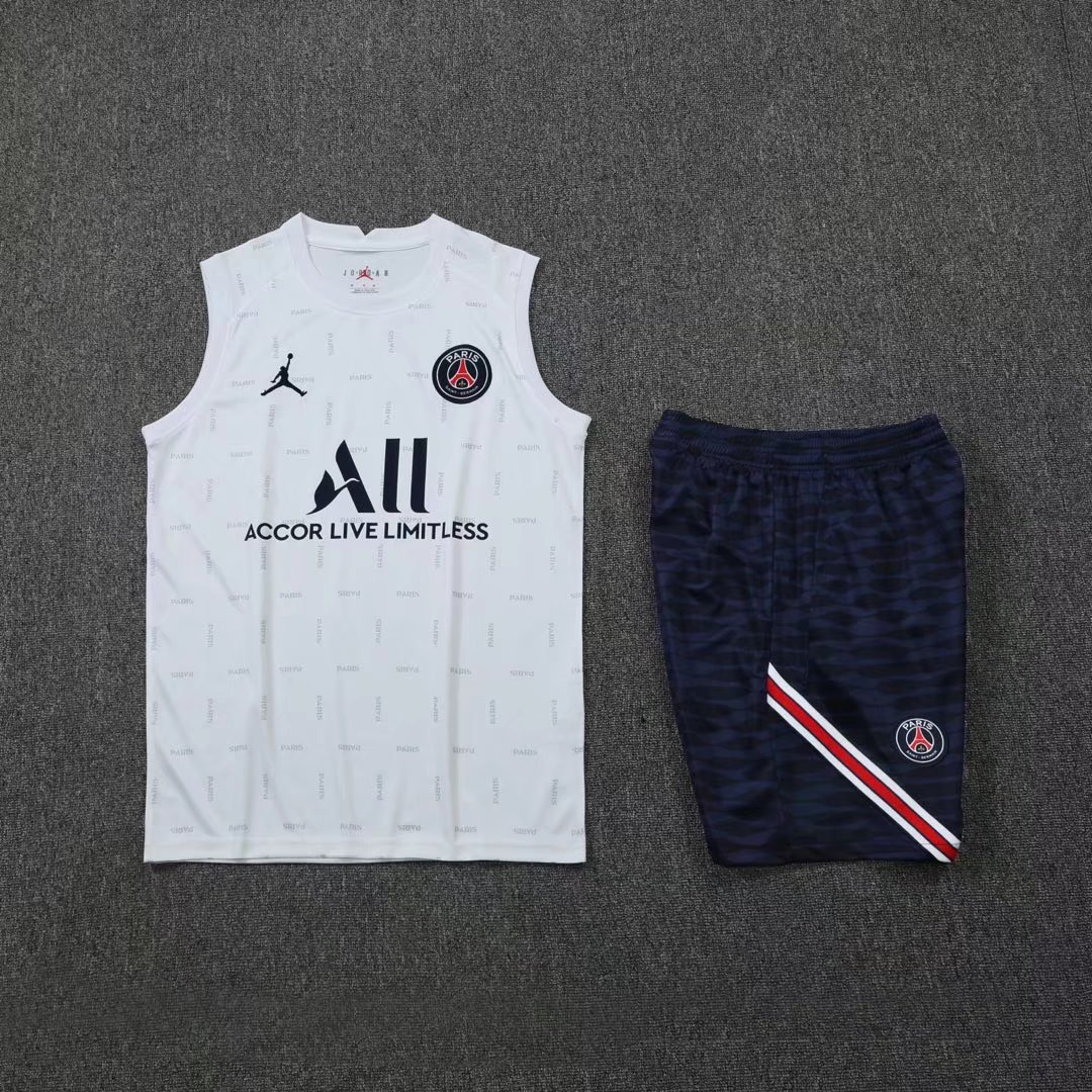 US$ 35.00 - Adult Uniform 2022-2023 PSG White Soccer Training Vest ...