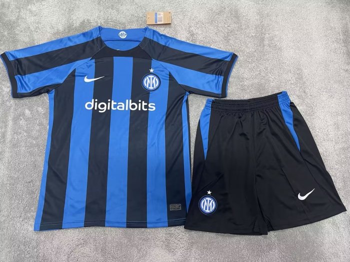 US$ 39.00 - Adult Uniform 2022-2023 Inter Milan Home Soccer Jersey ...