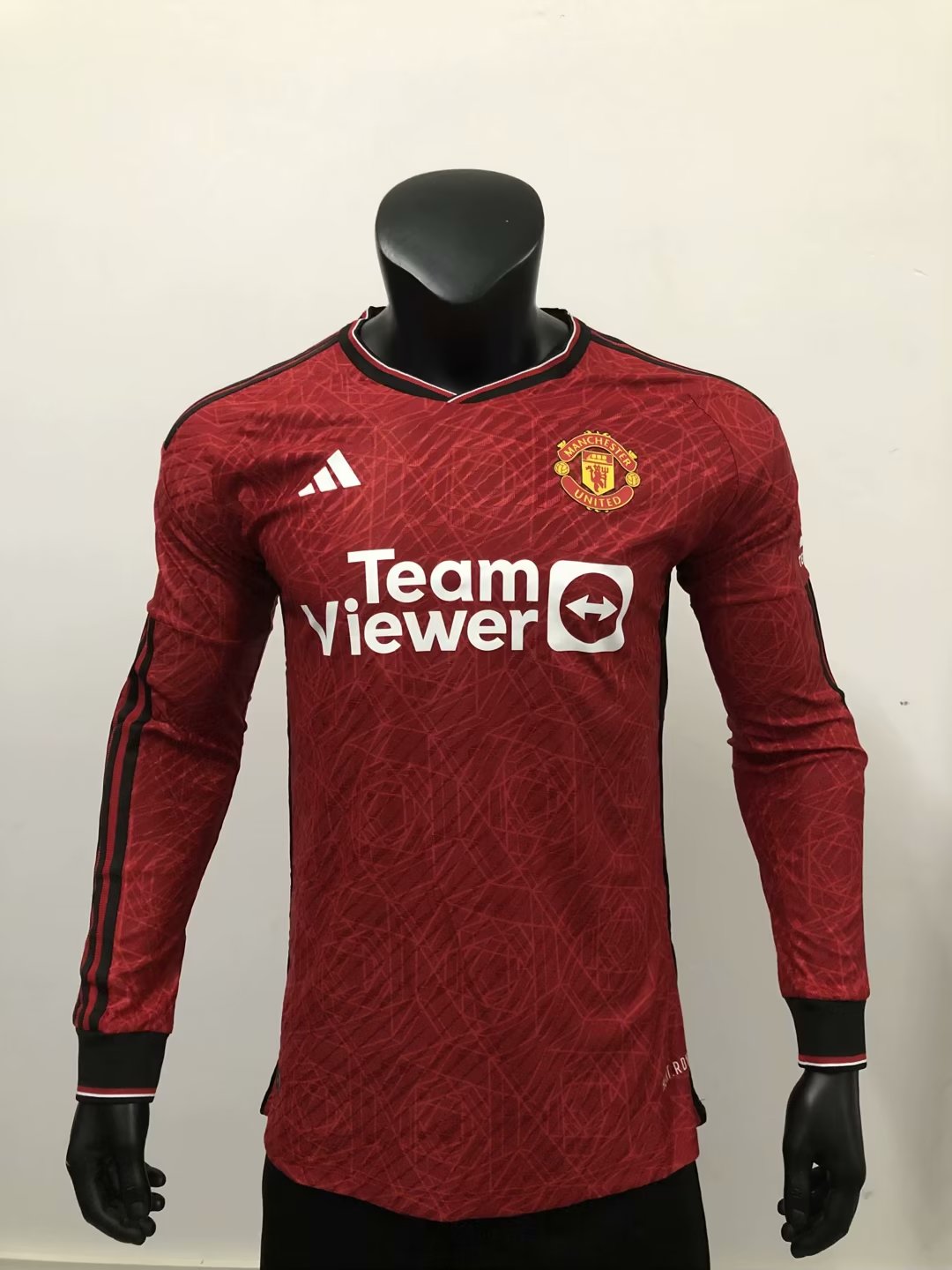 US$ 38.00 - Long Sleeve Playre Version 2023-2024 Manchester United Home ...