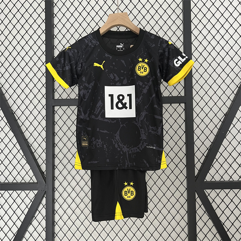 US$ 25.00 - Youth Uniform Kids Kit 2023-2024 Borussia Dortmund Away ...