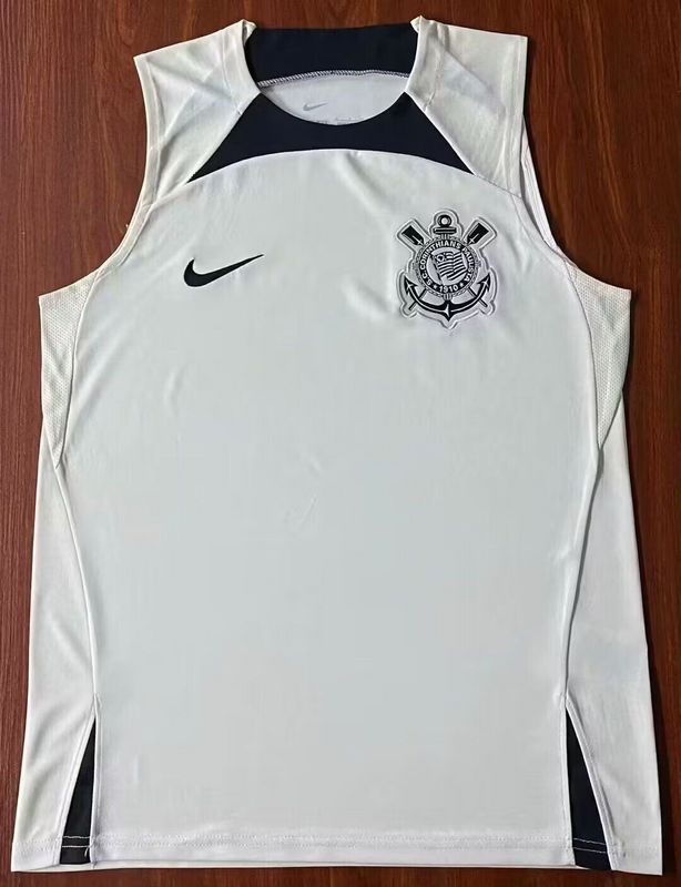 US$ 32.00 - 2024-2025 Corinthians White Pre-match Soccer Training Vest ...