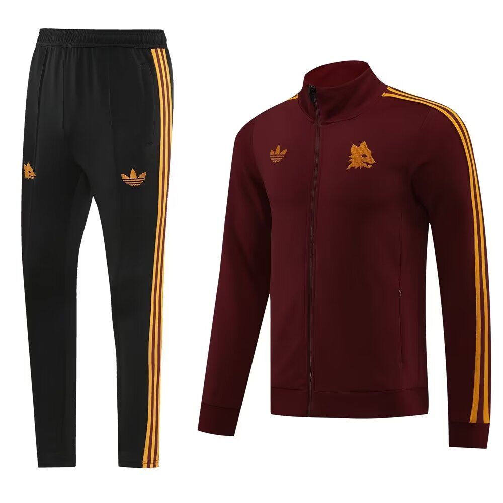 US$ 49.00 - 2023-2024 As Roma Red Soccer Training Jacket and Pants ...