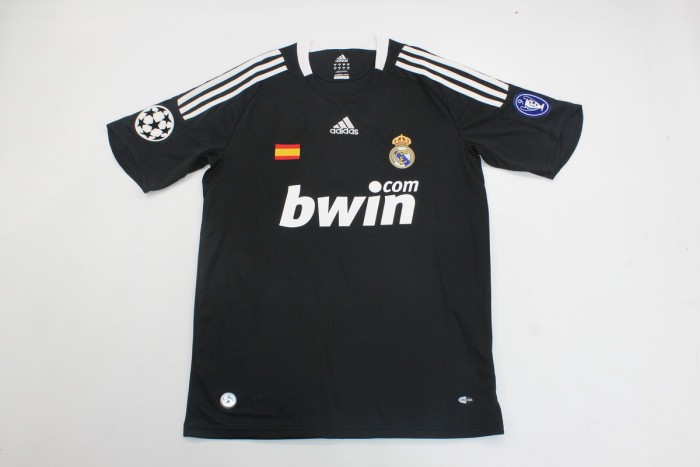US$ 35.00 - with UCL Patch Retro Jersey 2008-2009 Real Madrid Away ...