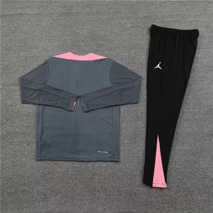 US$ 49.00 - 2024 PSG Dark Grey/Pink Soccer Training Sweater and Pants ...