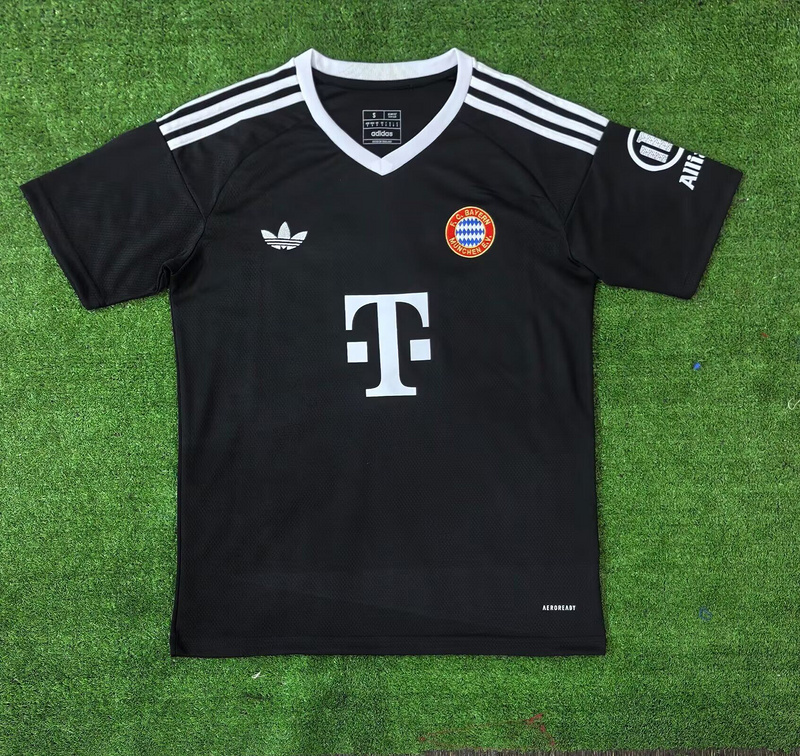 US$ 32.00 - Fan Version 2024-2025 Bayern Munich Black Goalkeeper Soccer ...