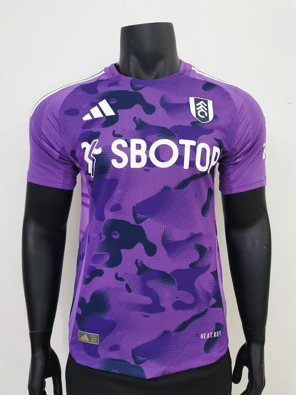 US$ 35.00 - Player Version 2024-2025 Fulham Third Away Purple Football ...