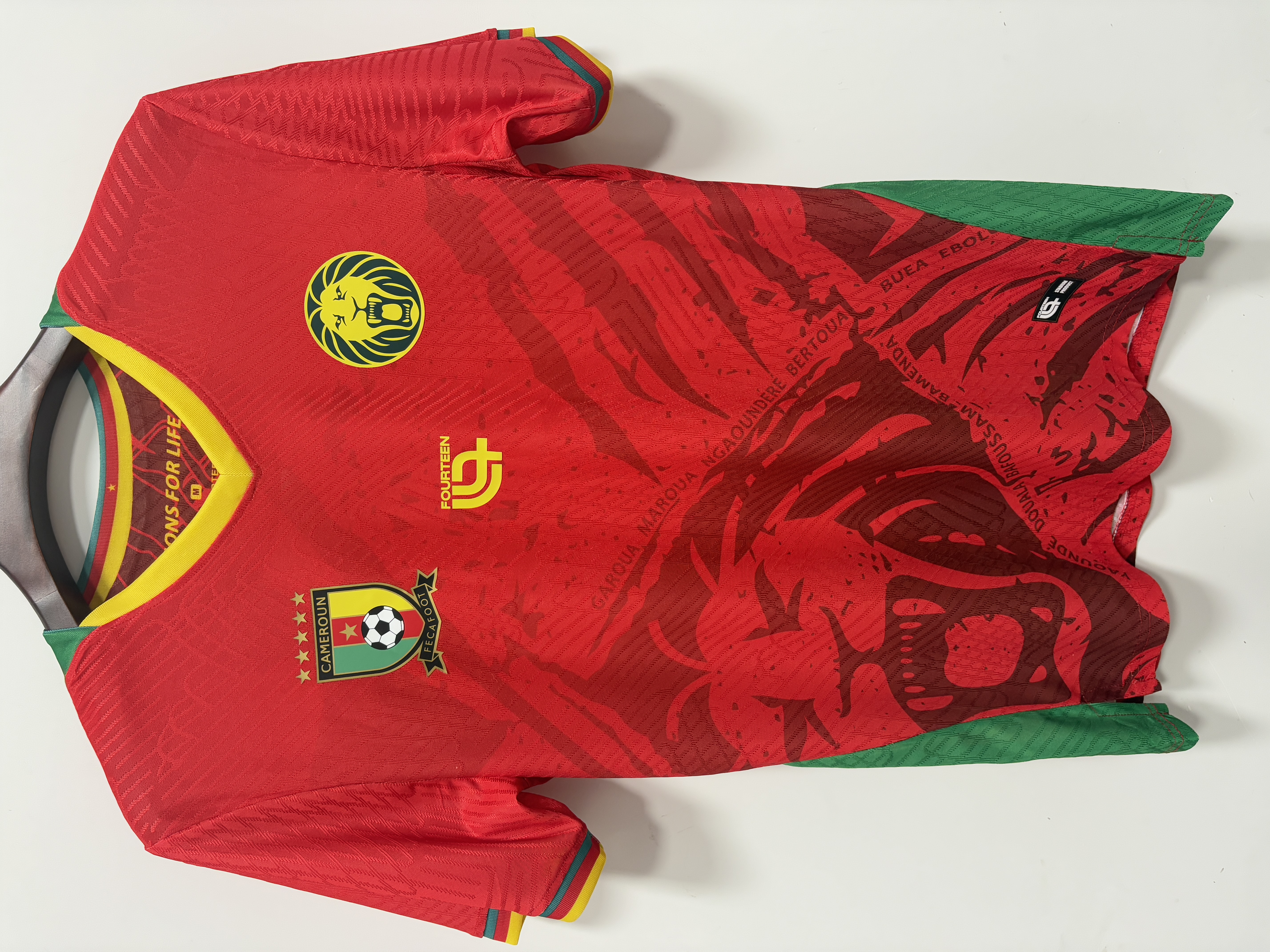 US$ 32.00 - Fan Version 2025 Cameroon Third Away Red Soccer Jersey ...