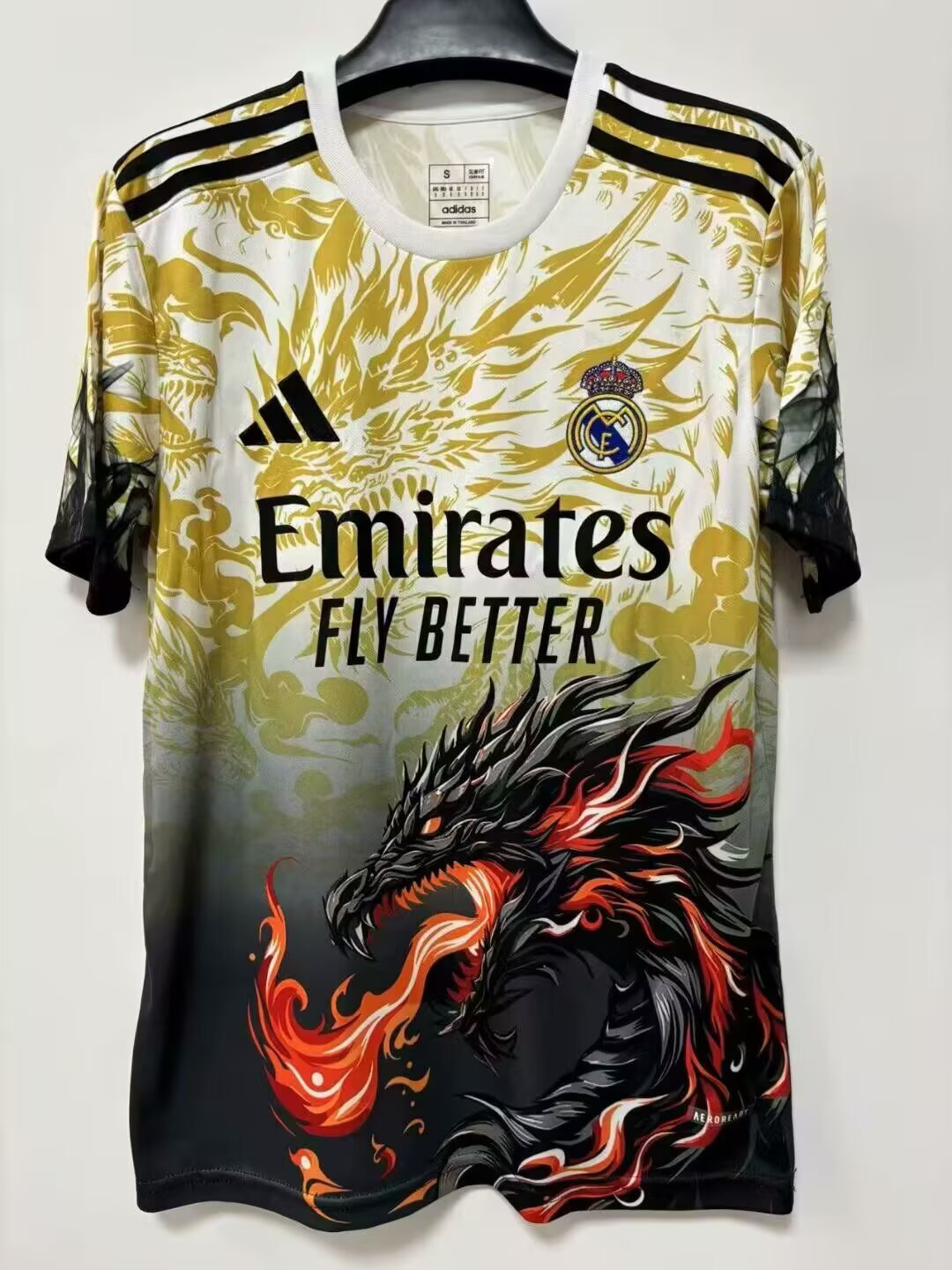 US$ 32.00 - Fans Version 2025-2026 Real Madrid Yellow/White/Black ...