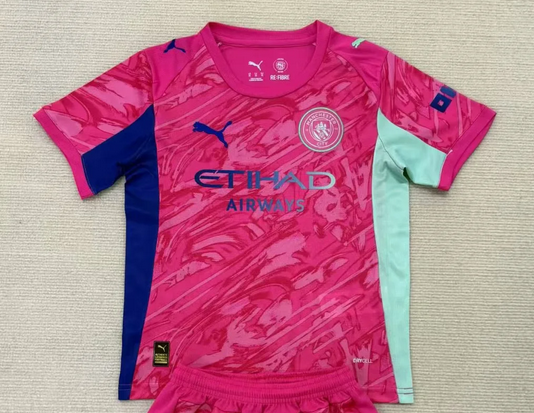 US$ 32.00 - Fan Version 2025-2026 Manchester City Pink Goalkeeper ...