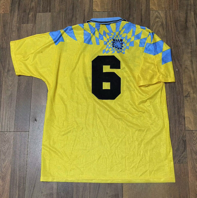 US$ 35.00 - Retro Jersey 1992-1993 Inter Milan 6 Third Away Yellow ...