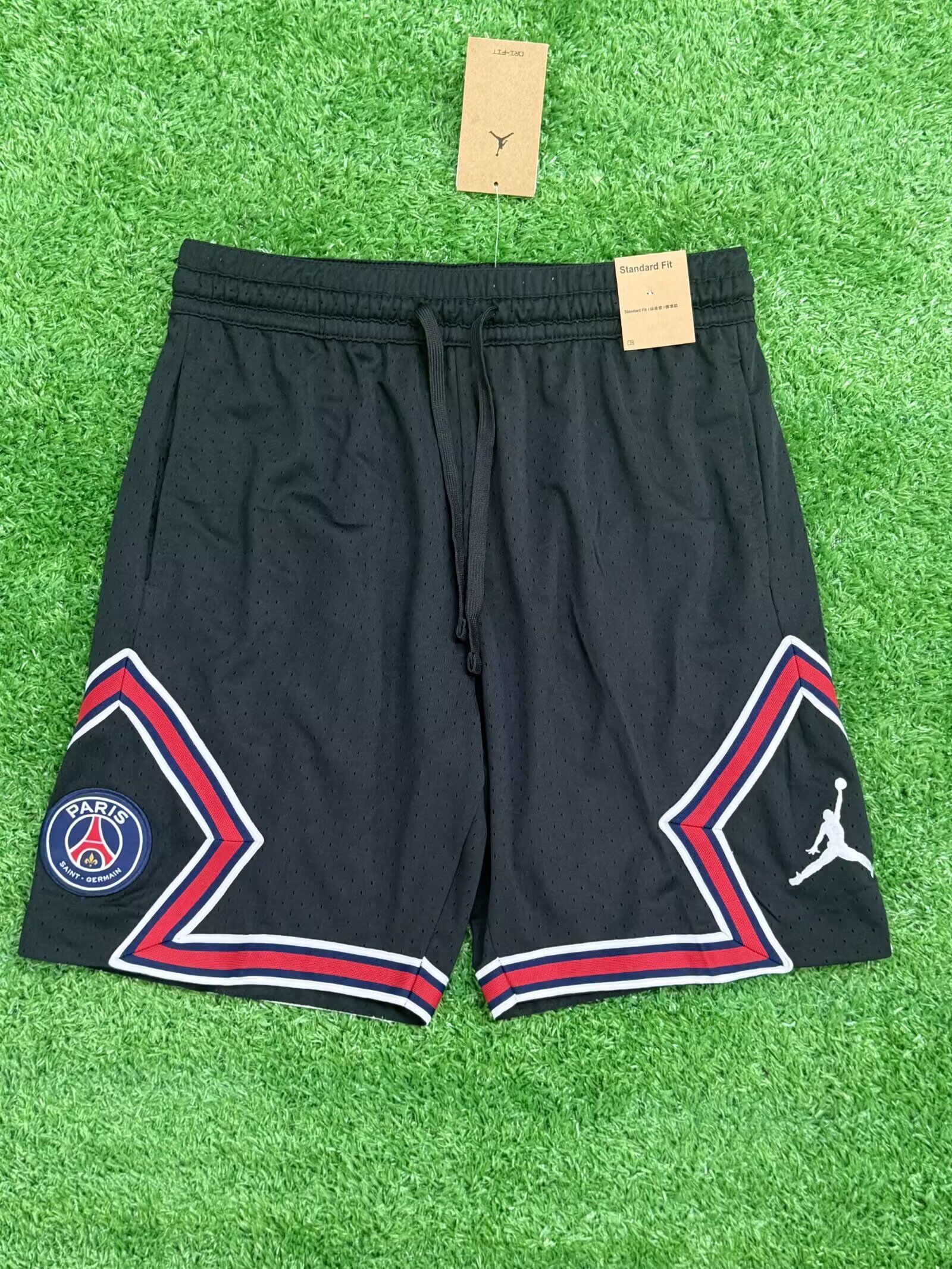 US$ 15.00 - Fan Version 2025-2026 PSG AJ Black Soccer Shorts Football ...