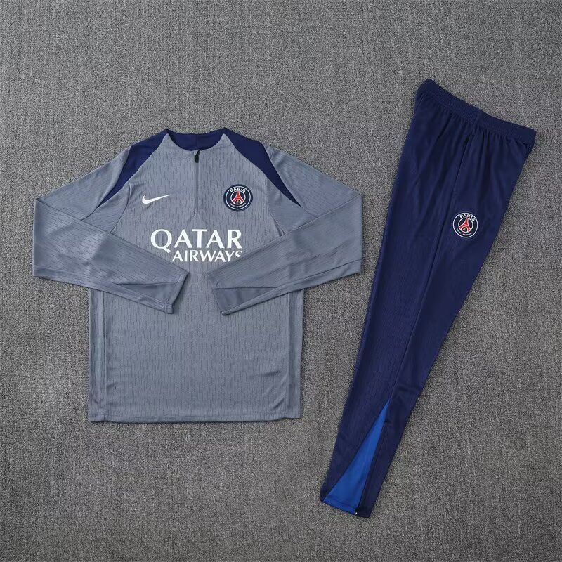 US$ 49.00 - 2025-2026 PSG Grey Soccer Training Sweater and Pants ...