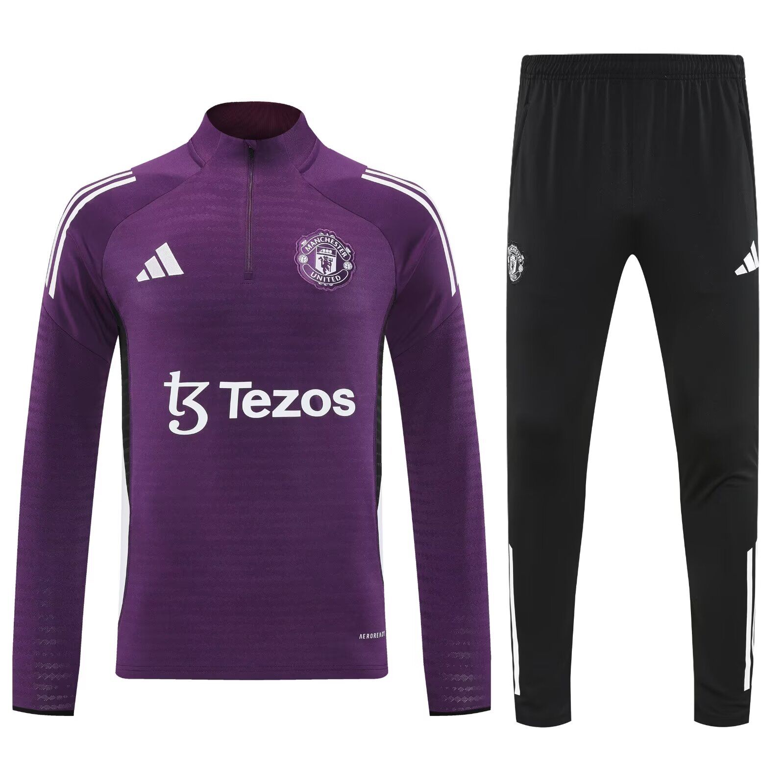 US$ 49.00 - 2025-2026 Manchester United Purple Soccer Training Sweater ...
