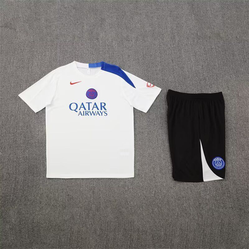 US$ 35.00 - Adult Uniform 2025-2026 PSG White Soccer Training Jersey ...