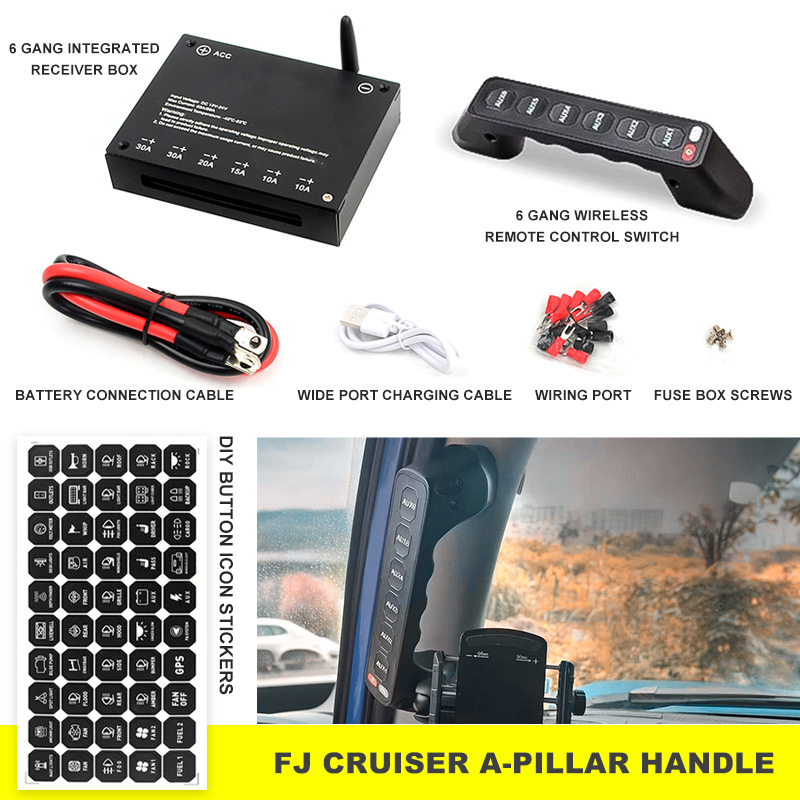 China Electrical Parts for Automotive & Marine | 6 Gangs Switch Panel ...
