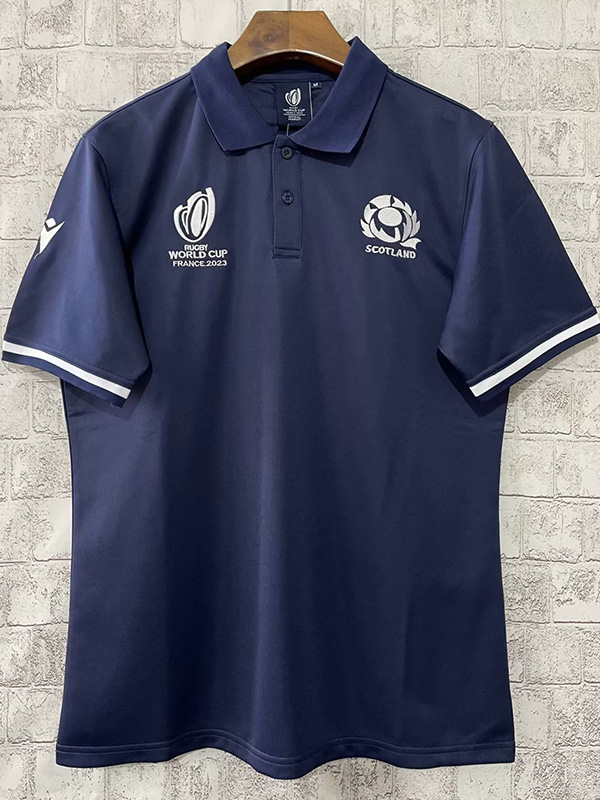 US$ 26.00 - 2023 Scotland Royal blue Rugby Polo Short Sleeve - www ...