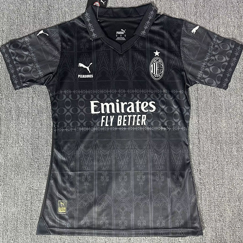 US$ 14.50 - 24/25 ACM Black Co Branded version women Soccer Jersey (女 ...