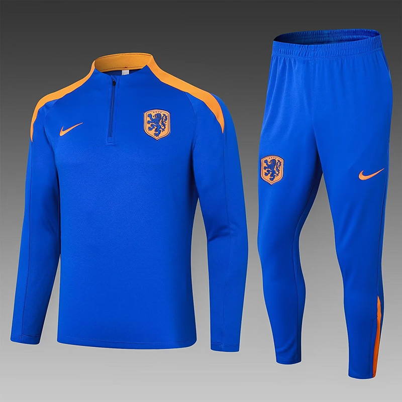US$ 38.00 - 24/25 Netherlands Blue Half Pull Tracksuit (半拉链) - www ...