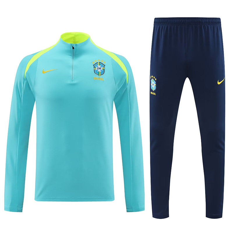 US$ 38.00 - 24/25 Brazil Green Half Pull Tracksuit (半拉链) - www.ssdays.com