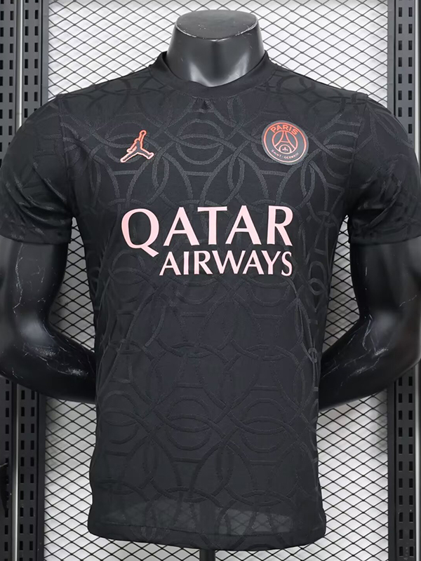 US$ 18.00 - 24/25 PSG Black Jordon Steel Pattern Player Version Soccer ...