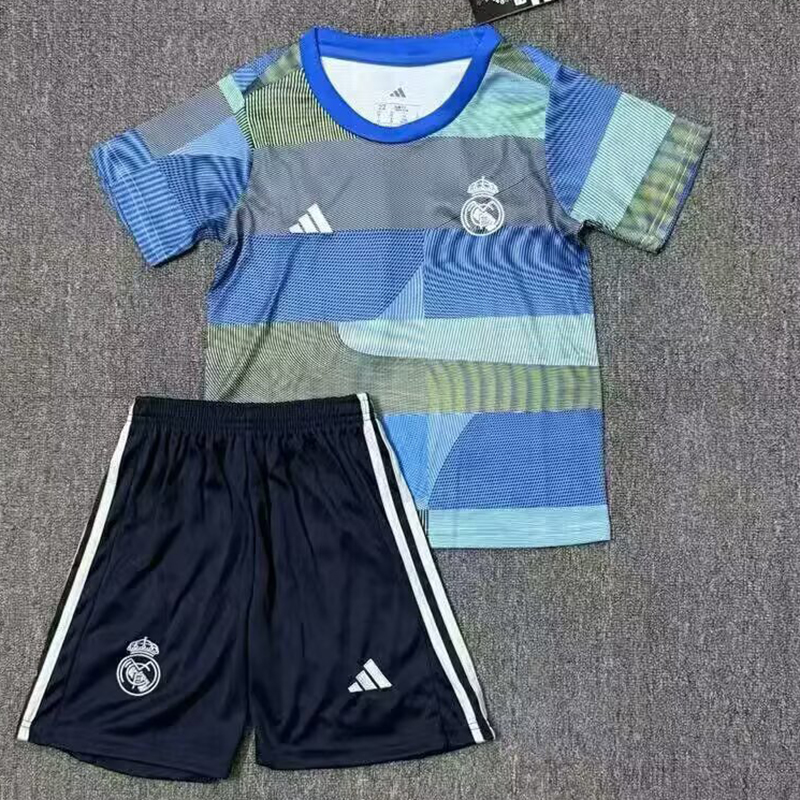 US$ 14.50 - 25/26 RMA Blue Color Change Kids Soccer Jersey - www ...