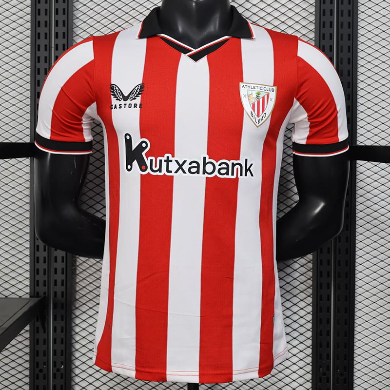 US$ 18.00 - 25/26 Bilbao Home Player Version Soccer Jersey - www ...