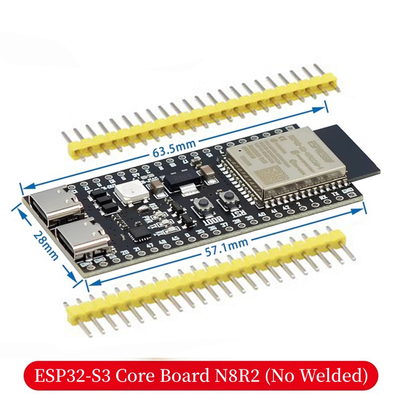 ESP32-S3 Core Board N8R2 N16R8 Compatible with DevKitC-1 WROOM-1 ESP32S3 ESP32-S3 Expansion ...