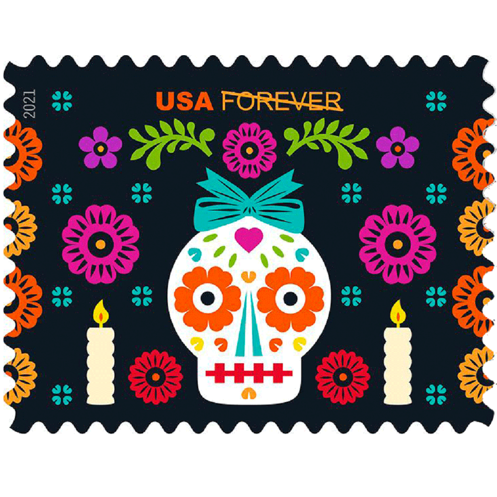 US$ 27.99 - Day of the Dead 2021 - 5 Sheets / 100 Pcs - www.stpsod.com